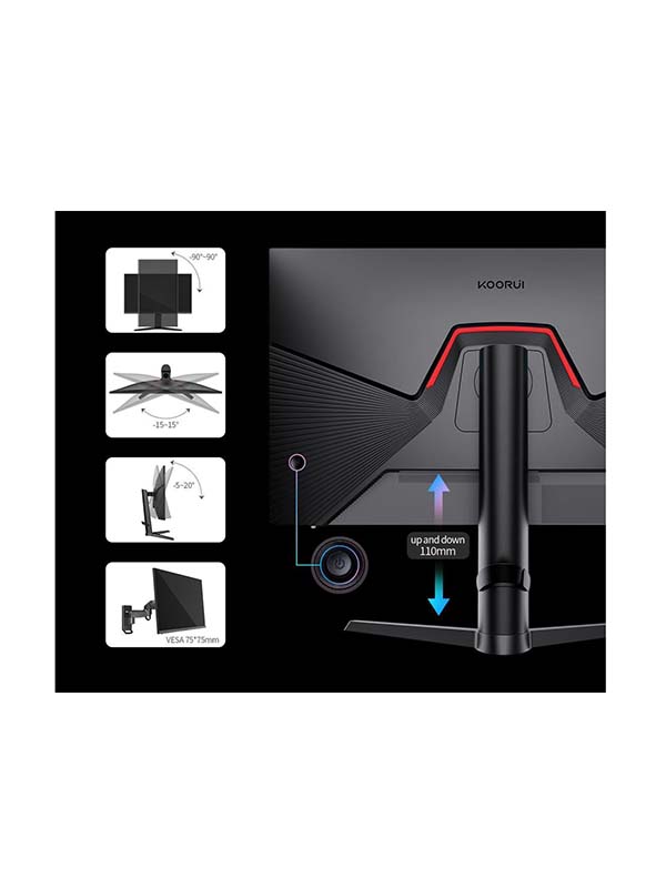 KOORUI 27E3QK | 27" 240Hz 1440P Gaming Monitor - Ctens